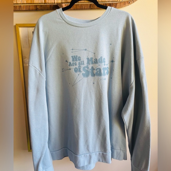 EARTHBOUND | Tops | Earthbound Light Blue We Are All Made Of Stars ...